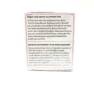 Tadin Herbal Tea Siete Azahares / Seven Blossoms. Calming, Soothing & Caffeine Free Blend. 24 Bags. 1.01 Oz - Pack of 3