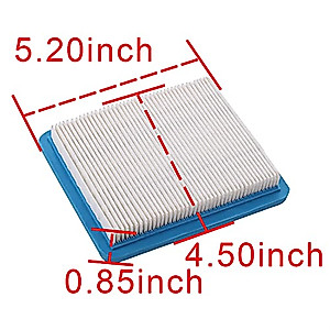 Buckbock 6 Pack 491588 491588S Air Filter for Briggs and Stratton 491435S 399959 271933 491435 625e 675ex 725ex Toro 20332 20835 20836 Troy Bilt TB110 TB130 Craftsman 33644 6.75 Lawn Mower Filter