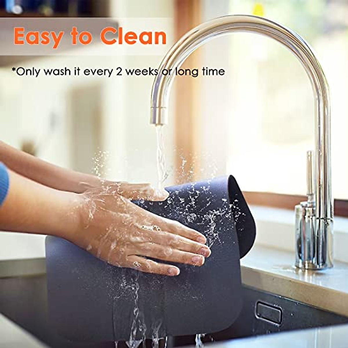 Coffee Mat,Coffee Maker Mat for Countertops,Dish Drying Mat for Kitchen,Coffee Bar Accessories Fit Under Coffee Machine Coffee Pot - Table Mat Under Appliance, Absorbent Draining Mat Dark Grey