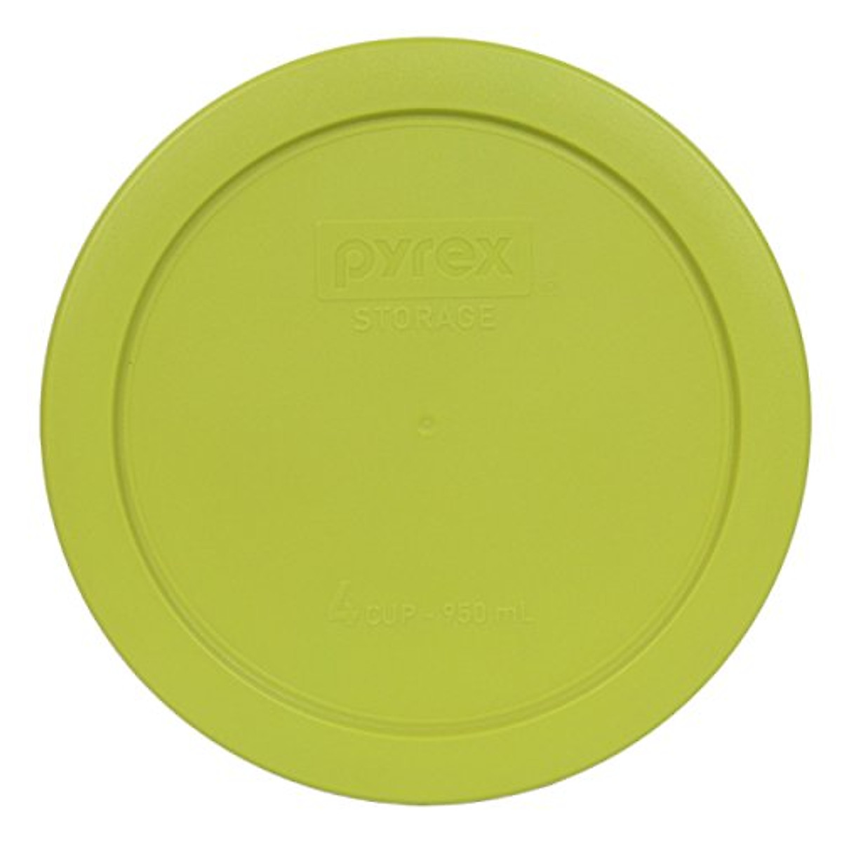 Pyrex (2 7402-PC Green 7 Cup, (2) 7201-PC Edamame Green 4 Cup, & (2) 7200-PC Lawn Green 2 Cup Plastic Storage Lids, Made in USA