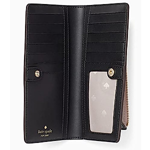 Kate Spade Tassle Charm White Floral Tote Bag Handbag & Wallet Set Neutral Multi