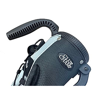 JEF WORLD OF GOLF JR1256 Pitch & Putt Sunday Bag with Stand & Handle, Black