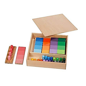 Adena Montessori Color Resemblance Sorting Task Color Tablets Sensorial Educational Tools Early Learning Toys