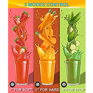 Juicer Machine 600W Juicer with 3 Inch Wide Mouth 2 Speed Setting, Centrifugal Juicer for Fruit, Vegetables Juice Extractor Easy to Clean