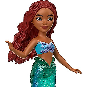 Disney The Little Mermaid Ariel and Sisters Small Doll Set, Collection of 7 Mermaid Dolls, Toys Inspired by The Movie