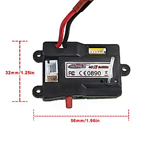 Hosim RC Car New Version T Plug Electronic Speed Controller Assembly Accessory Spare Parts 30-ZJ07 9130 9135 9136 9137 9138 RC Car
