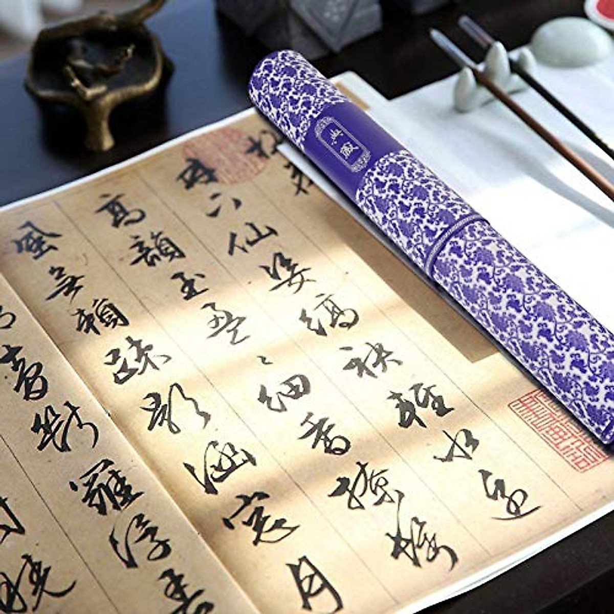 Healifty 1pc Poster Documents Storage Tube Telescoping Tube Extendable for Artworks Blueprints Drafting Scrolls Calligraphy (Purple)