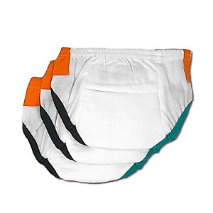 Tiny Trainers ORIGINAL - small cotton training pants, 3-pack (2T, Bear/Learn)