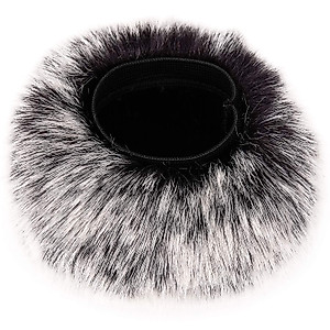 Wind Muff Windscreen Compatible with Zoom H1,Mic Windscreen Wind Cover Compatible with Zoom H1 H1n Recorder Mic and More,ChromLives Furry Microphone Windscreen 2.5"X 40mm (LxD) for Outdoor/Indoor Use