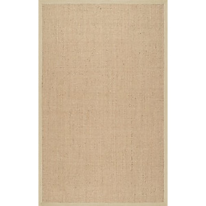 nuLOOM Orsay Casual Sisal Area Rug, 4' x 6', Beige