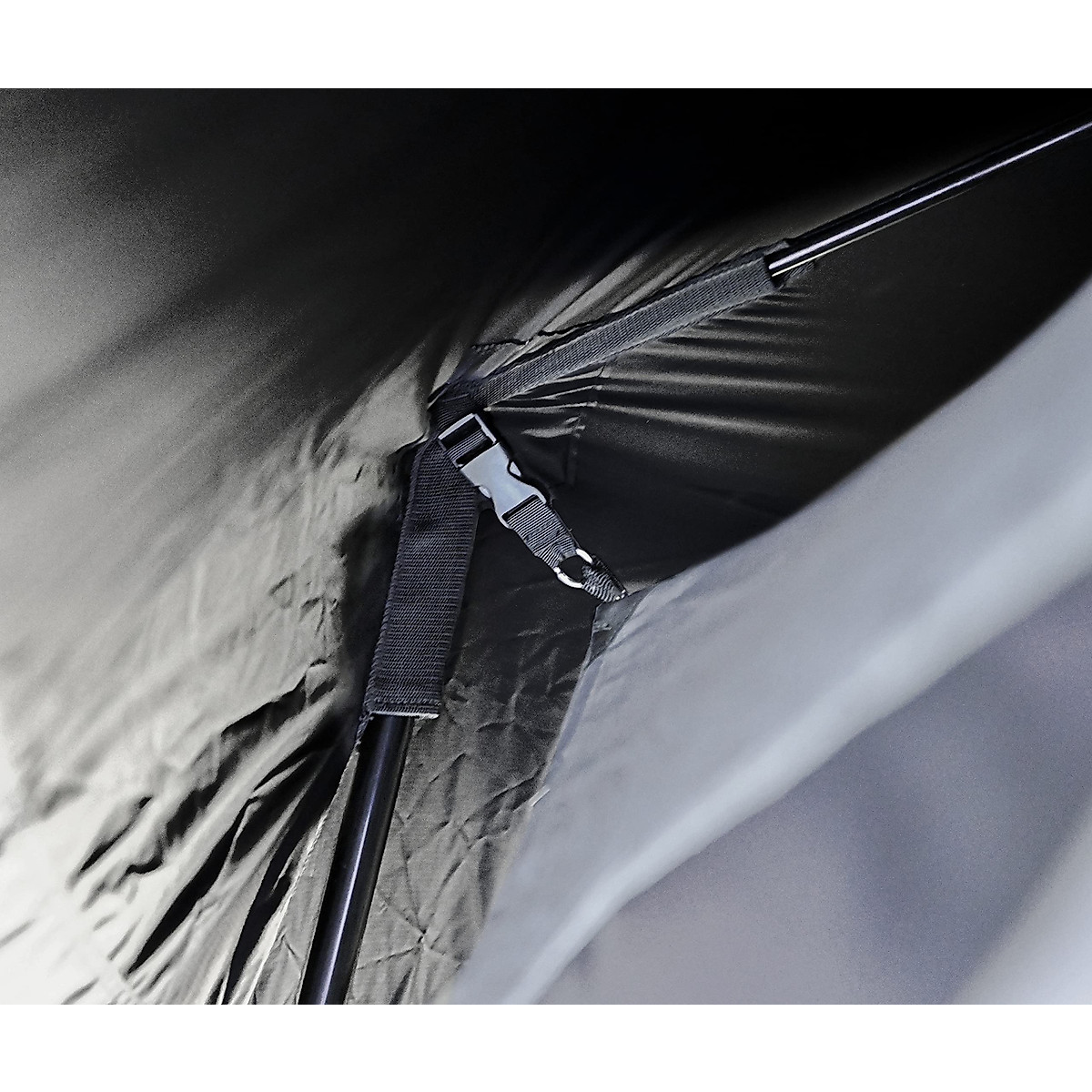 RDS Gear - Obsidian Heatshield Thermal Tent Cover - UV 50+ Light Blocking Outdoor Camping Tarp Canopy - Ultralight Over Tent Sun Shade - Lightweight Camp Fly to Cool Your Shelter - Instant Setup