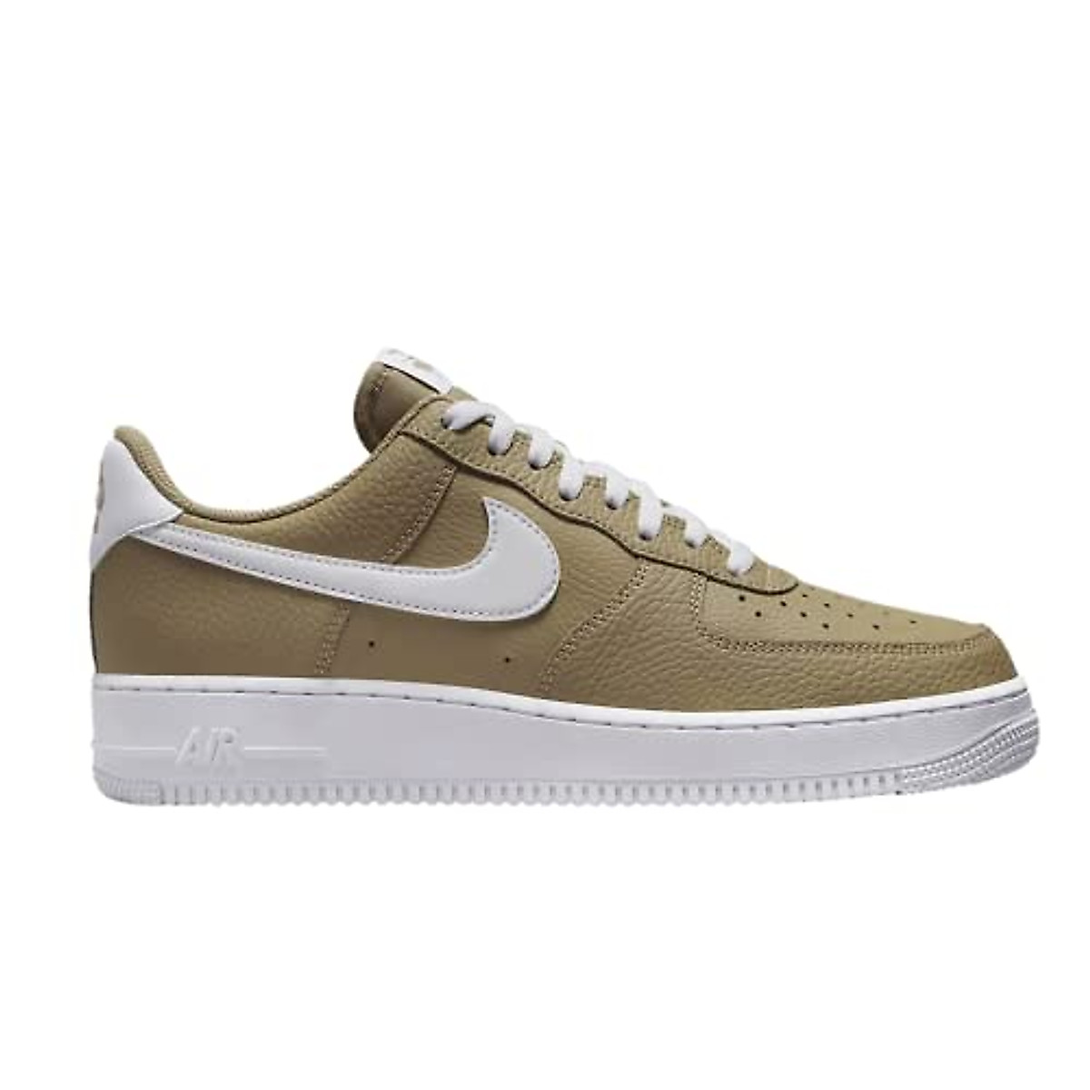 Nike Men's Air Force 1 '07 Lv8Basketball Shoe (8.5), Khaki/White-white