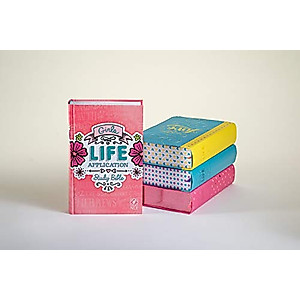 Tyndale NLT Girls Life Application Study Bible, TuTone (LeatherLike, Purple/Teal), NLT Bible with Over 800 Notes and Features, Foundations for Your Faith Sections