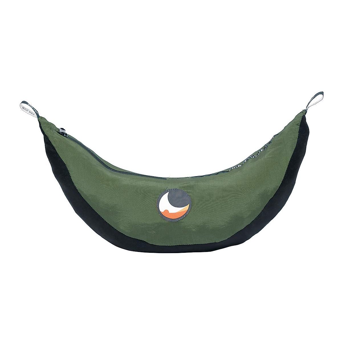 Ticket to the Moon 360° Convertible Mosquito and Bug Hammock Net - Fair Trade & Handmade All-Round Protection from Bugs and Insects - Double Circular Zipper Opens Ceiling for Extra Comfort - Black