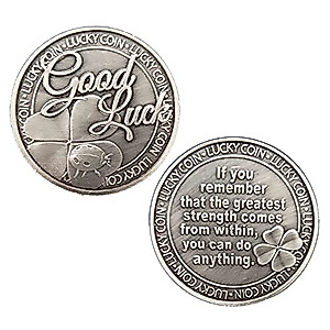 Lucky Coins Bring Good Luck to People, Good Luck Gifts for Friends and Relatives, Good Luck Charms for Men Good Luck to You.