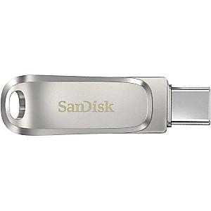 SanDisk 512GB Ultra Dual Drive Luxe USB Type-C - SDDDC4-512G-G46, Black
