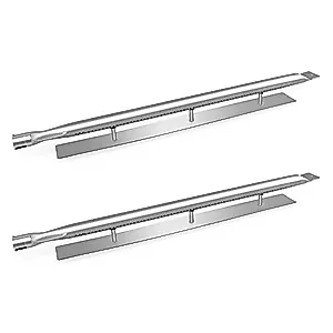 Boloda 2pc BBQ Gas Grill Pipe Burner Tubes,Stainless Steel Grill Burner Replacement for Viking VGBQ 30 in T Series, VGBQ 41 in T Series and Others Gas Grills Models