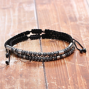 JoycuFF Just Dance Morse Code Bracelets for Inspirational Motivational Dancer Gifts for Women Birthday Mother's Day Christmas Courage Wrap Strand Bracelet for Her Jewelry