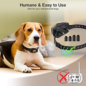 Dog Fence, 98-3280FT GPS Electric Dog Fence, Waterproof Wireless Pet Fence Collar Wireless Fence for Dogs, Pet Containment System Wireless Dog Fence System for Large Dog Training Outdoor