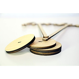 Activ8 Elegant Wooden Wedding Table Numbers | 13-25 Pack | Calligraphy Sticks Including Extra Thick Solid Base | Reception Party Home Decoration Centerpiece (Numbers 13-25, 10 inches 25cm)