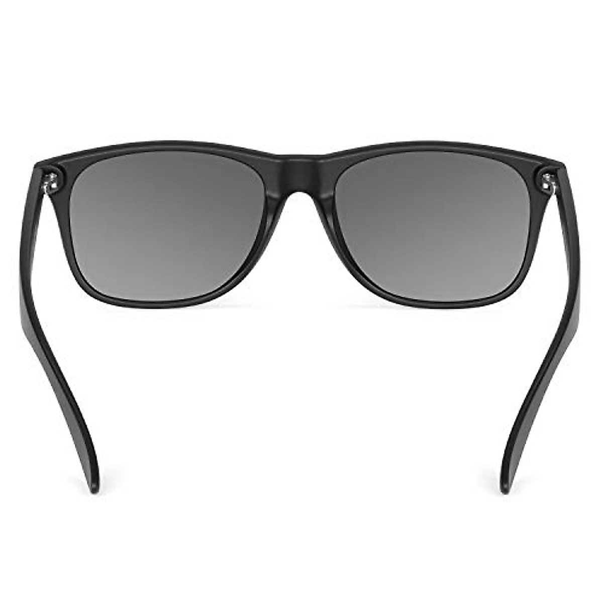 ATX OPTICAL XXL Mens Extra Large Polarized Sunglasses for Big Wide Heads 152mm (Black, Black)