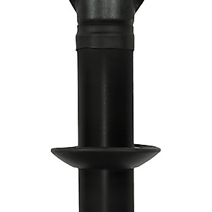 Pelican - Standard Kayak Paddle - Black - 220 cm (86.6 in.) - Aluminum Shaft and a Durable Polypropylene Blade - 0/65° Blade Angle - with Drip Ring - PS1965-00