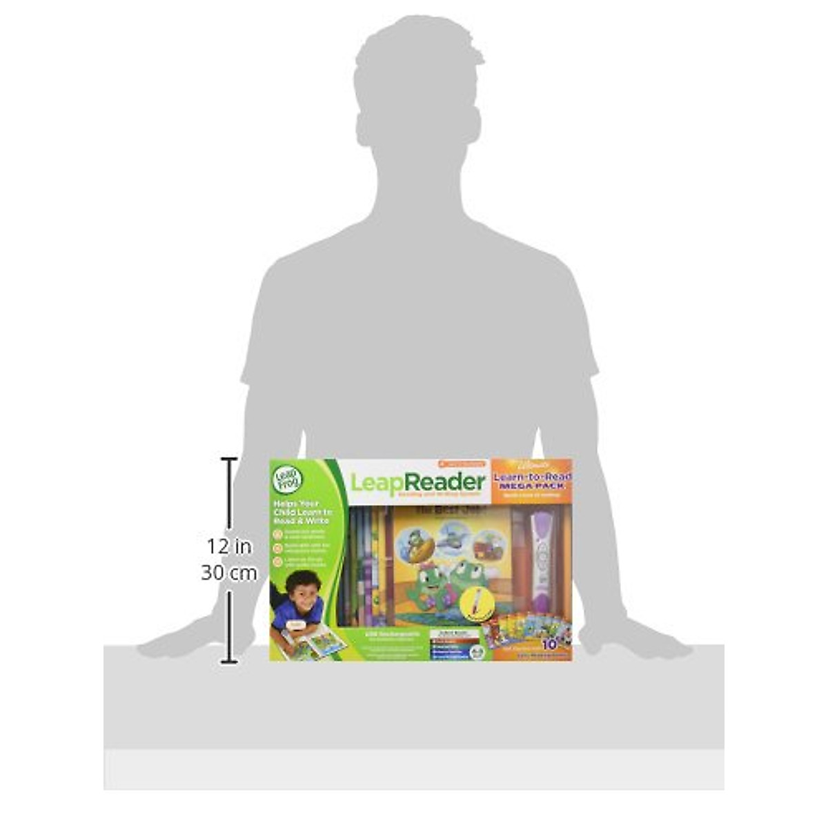 LeapFrog LeapReader System Learn-to-Read 10 Book Mega Pack, Pink