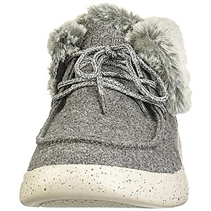 Skechers BOBS Women's 113446 Sneaker, Grey, 8.5