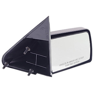 Kool Vue Left & Right Manual Non-Heated Door Mirrors Compatible With Chevrolet C1500 1988-1999 Without Blind Spot Feature Paintable Pair Standard Cab