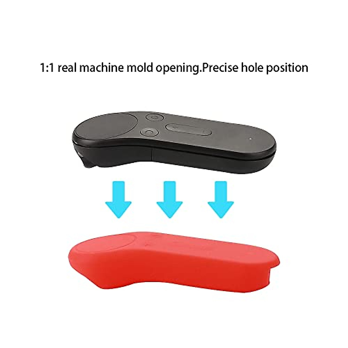 VR Handle Cover Handle Silicone Protective Cover for Huawei VR Glass, Dust-Proof, Anti Drop Protection VR Controller Protector (Red)