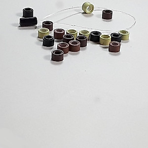 20 Real Feathers Hair Extension Kit - Assorted Colors, Long Natural Thin Feathers, 7”-13” Length, 100% Real Rooster Feathers