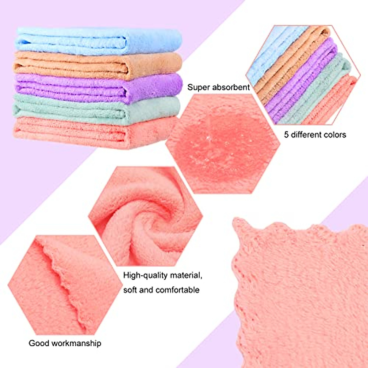 Remerry 40 Pieces Guinea Pigs Blankets Hamster Fleece Cage Liners Soft Guinea Pig Bedding Cage Liner Small Animal Blanket Bathe Towels Sleep Bedding (29.5 x 13.8 inches)