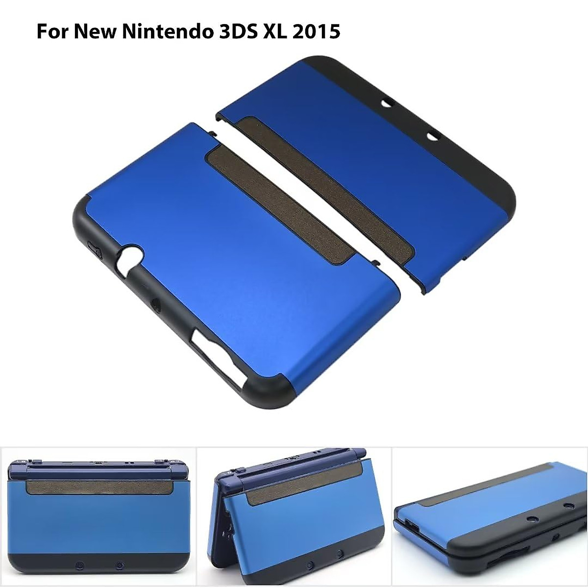 Blue Shockproof Dustproof Protector Case Cover Hard Shell Skin for New Nintendo 3DS XL 2015 Version