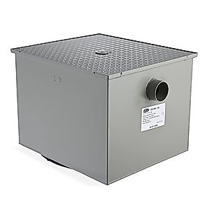Zurn GT2700-35-3NH, 35 GPM 3 Inch No-Hub Connection Grease Interceptor
