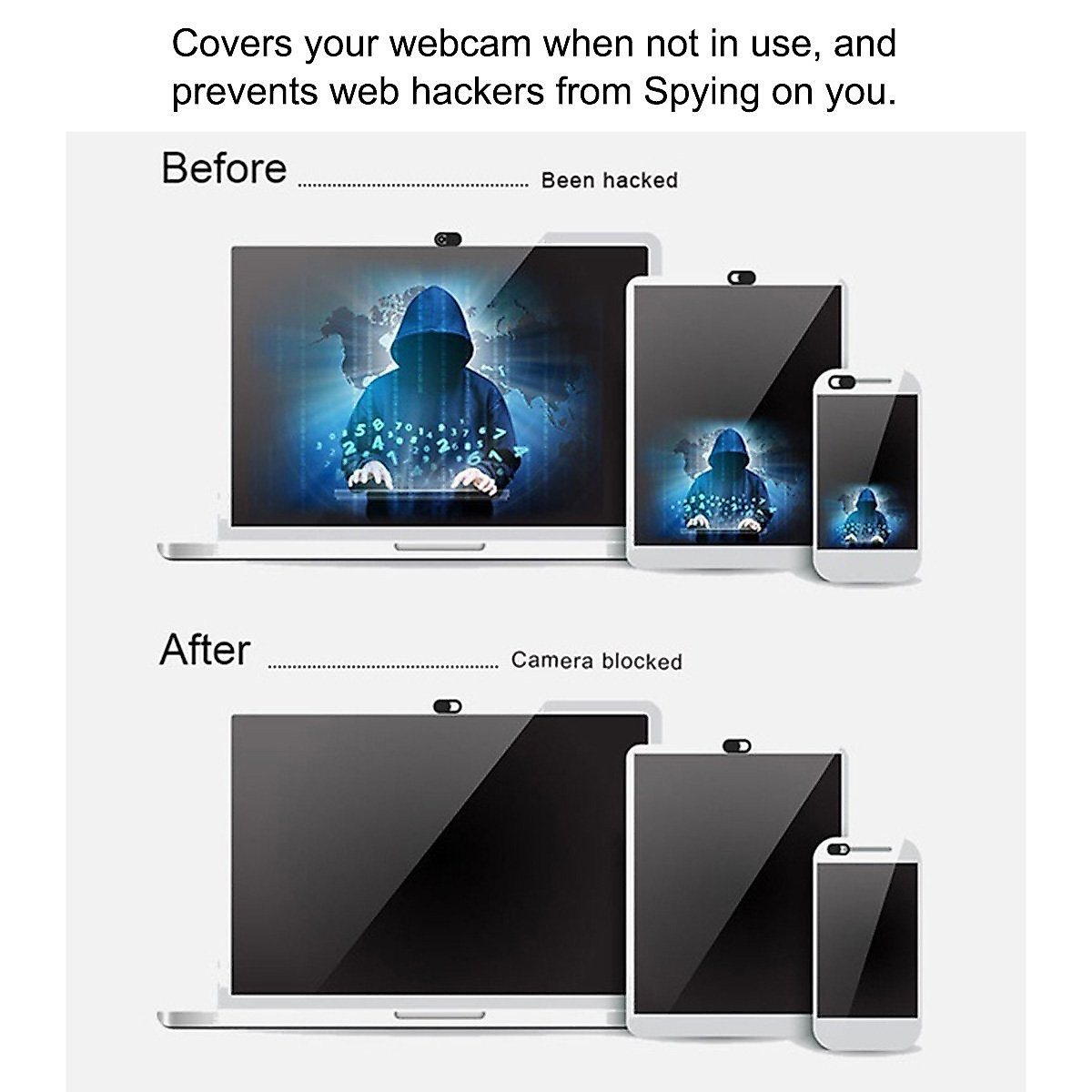 Mobile Phone Camera Protection Plastic Webcam Cover Anti-Hacker Occlusion Protective Cover