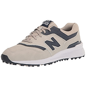 New Balance Mens 997 Sl Golf Shoe, Sand, 11.5 US