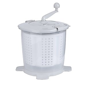 Mini Portable Manual Washer Home Dorm Gray Lingerie Washer Underwear Washing Machine Compact Size for Small Apartment Owners College Students Travelers