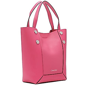 Calvin Klein Quinn North/South Mini Tote Crossbody, Pink Flambe