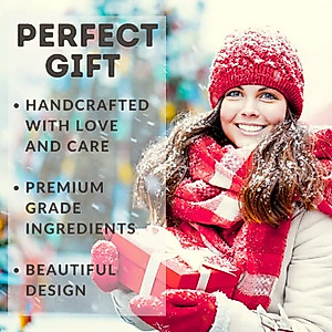 I Miss Your Face Lavender Scented Candle - Handcrafted with 100% Soy Wax, Glass Jar and Cotton Wicks. Non Toxic, Mother’s Day Gifts for Her, Birthday Gifts