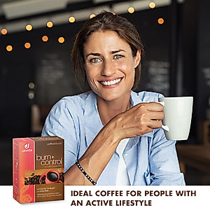 Javita Burn + Control Instant Coffee - Weight Management Herbs, Contains Garcinia Cambogia & Yerba Mate, Slimming Coffee with Help of Exercise, Keto Coffee, Dieters Drink, 24 (4.55g) Sticks