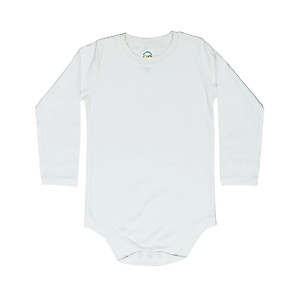 CBObaby Long Sleeve Bodysuits For All Ages (White, 3T)