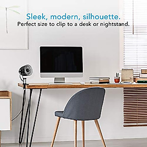 Vornado PIVOTC Personal Air Circulator Fan with Multi-Surface Clip, Black (CR1-0387-06)