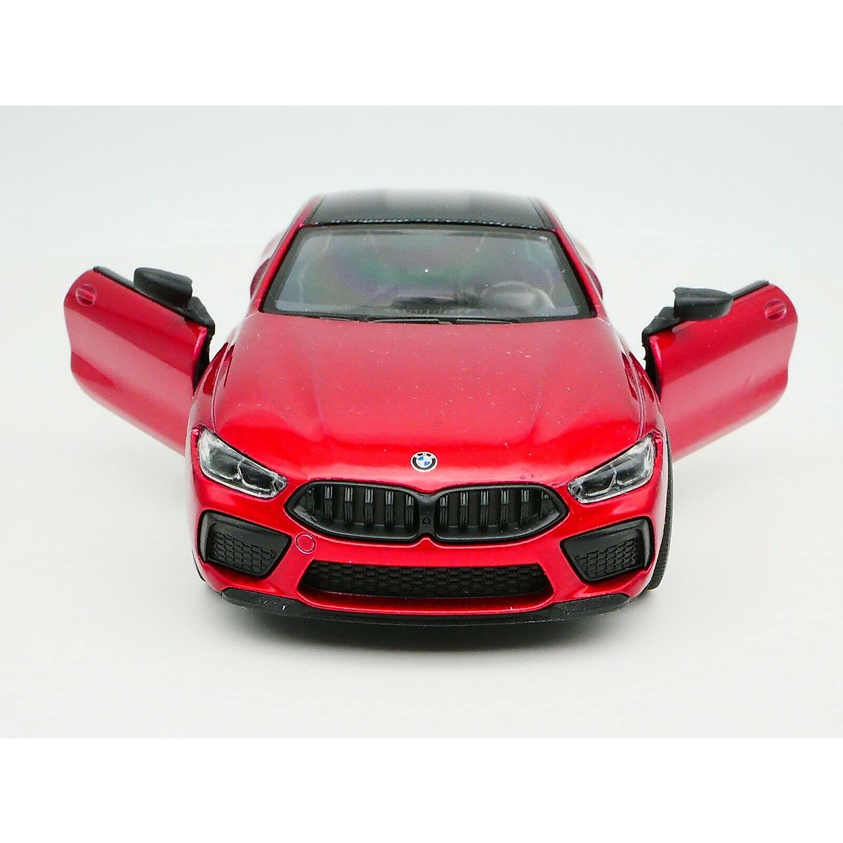 KiNSMART BMW M8 Competition Coupe Red 5" 1:36 Scale Die Cast Metal Model Toy Car w/Pullback Action