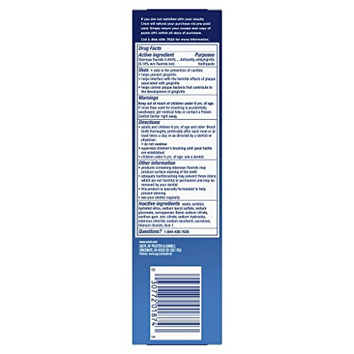 Crest Braces Care Fresh Mint Toothpaste 4.1 oz (Pack of 3)