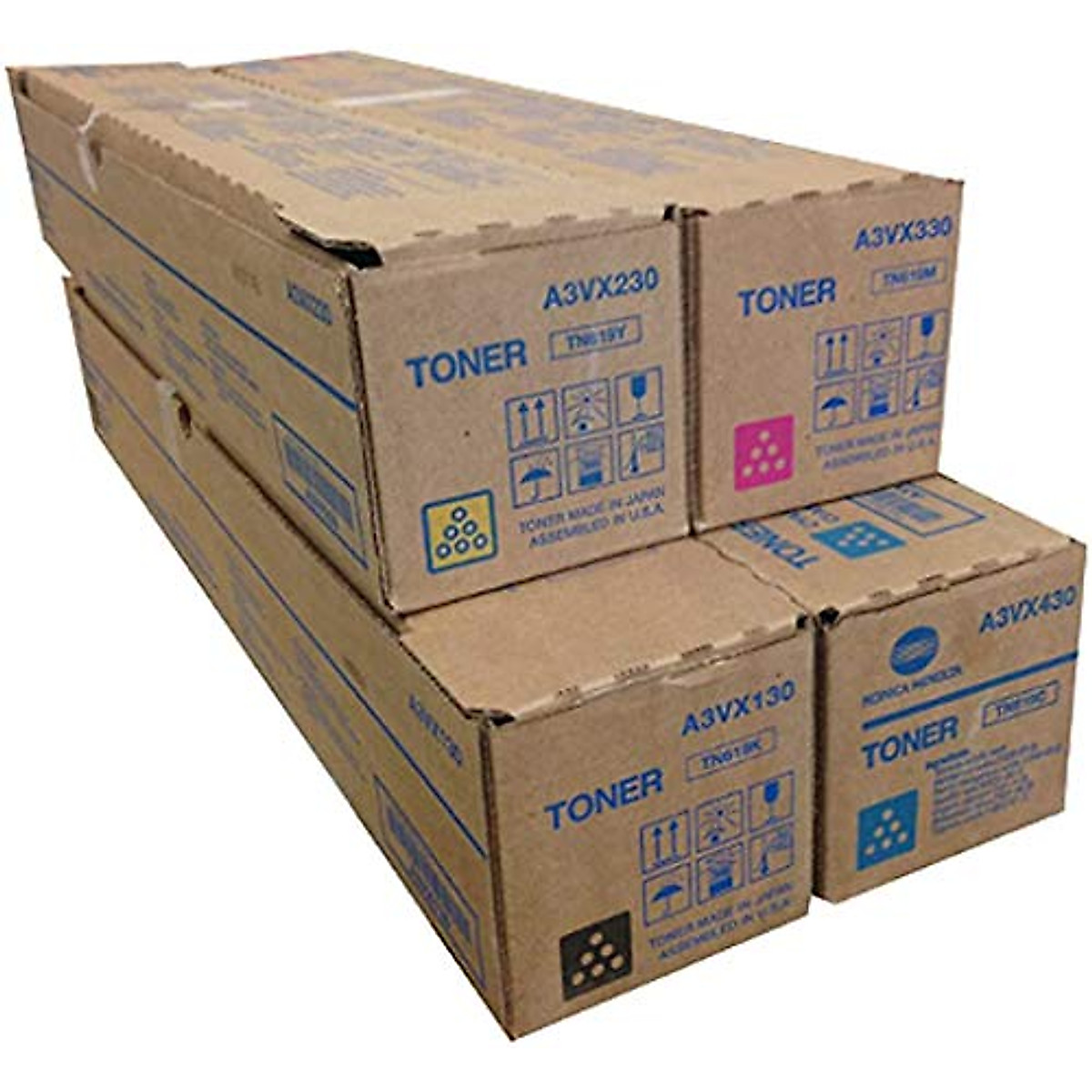 Konica Minolta TN-619 Standard Yield Toner Cartridge Set