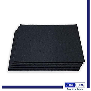 PUREBURG Replacement True HEPA Filter Set Compatible with Winix 115115, Filter A,9800 5300 6300 5300-2 6300-2 P300 C535 5000b 5000 5500 Plasma Wave WAC5300 WAC5500 WAC6300,H13 Activated carbon