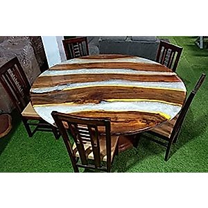 Epoxy Table, Live Edge Wooden Table, Epoxy Resin River Table, Natural Wood,Dining table, Natural Epoxy Table, Resin Table