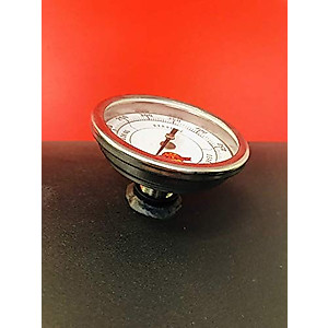 LavaLock® 3" Adjustable Gas Charcoal Smoker Pit Grill BBQ Thermometer Electric Heavy Duty Stainless 2.5" stem