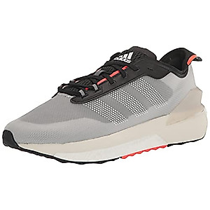 adidas Unisex Avery Running Shoe, Black/Black/Solar Red, 8.5 US Men