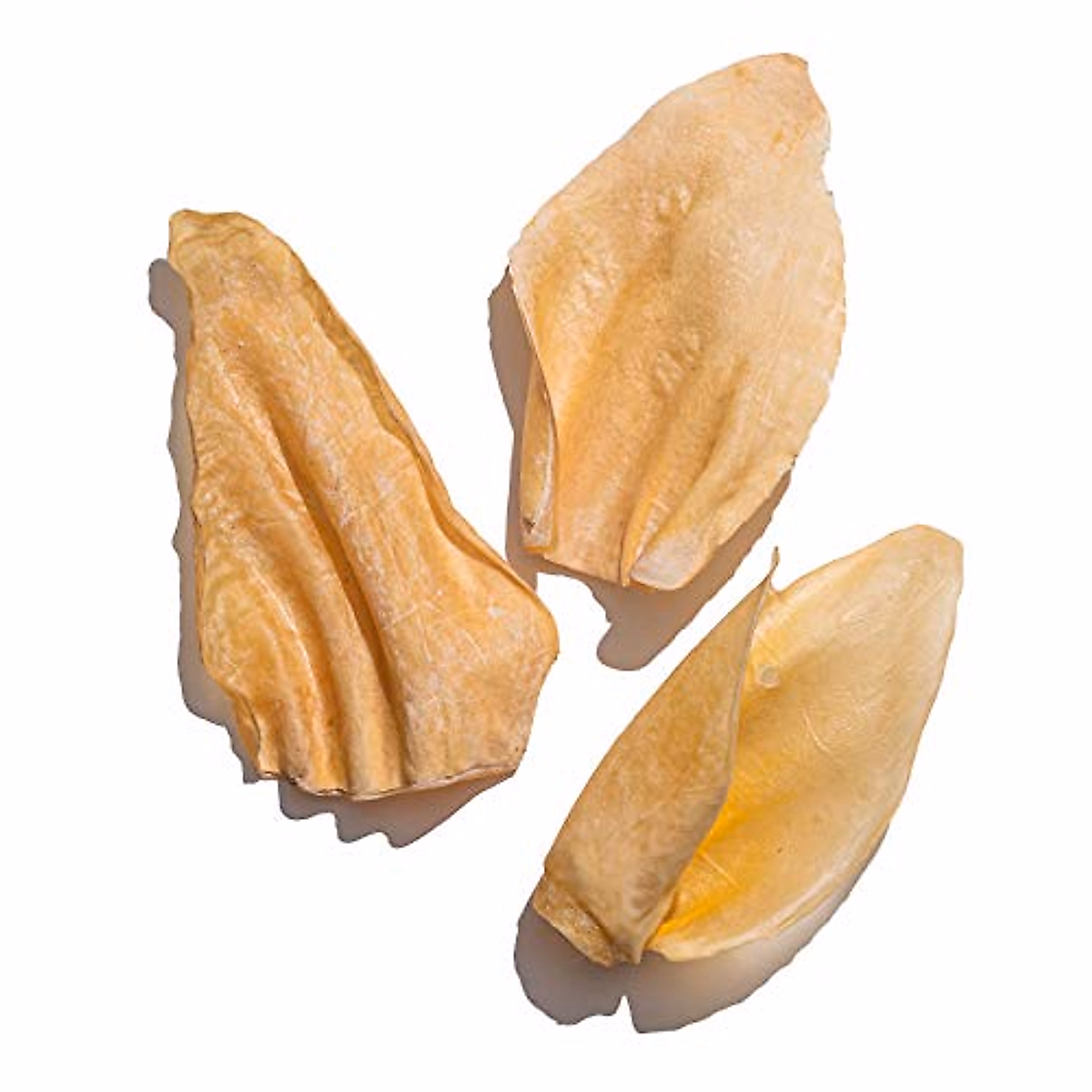 Jack&Pup Thick White Cow Ears for Dogs Single Ingredient Dog Treat, Flavorful Healthy Dog Treats Natural Dog Treats for Medium Dogs with Chondroitin Joint Health for Dogs Cow Ear Dog Chews (15 Pack)